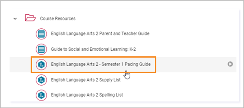 Understanding the Pacing Guide