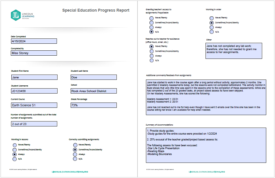 Student Support Services Overview
