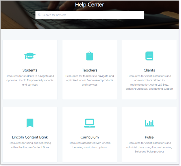 Getting Support With Lincoln Learning