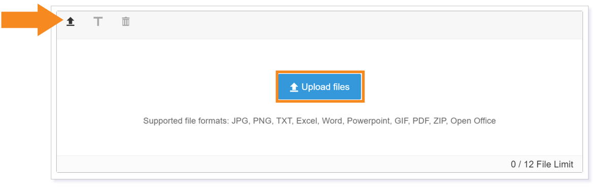 Submitting Upload Assessments