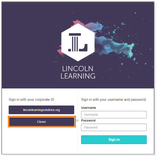 Using Clever to Log into Lincoln Learning